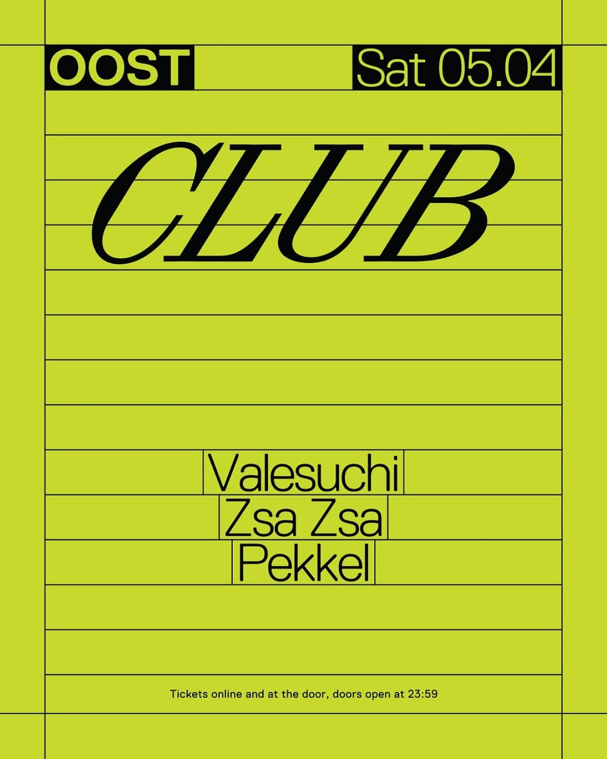 CLUB OOST: Valesuchi, Zsa Zsa and Pekkel | Stay In Groningen